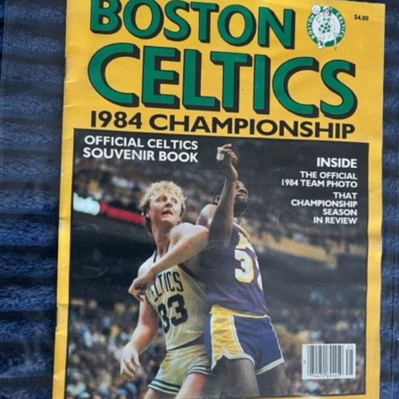 Other | Official Boston Celtics 1984 Championship Souvenir Book | Poshmark